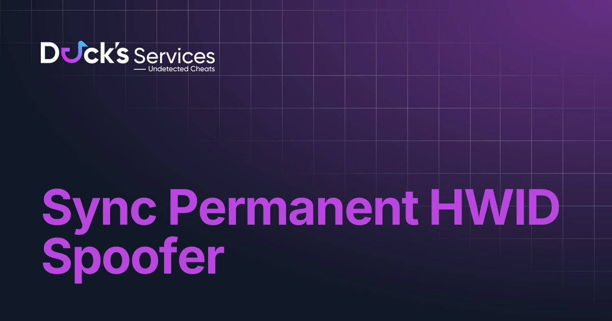 Sync Permanent HWID Spoofer | Docs